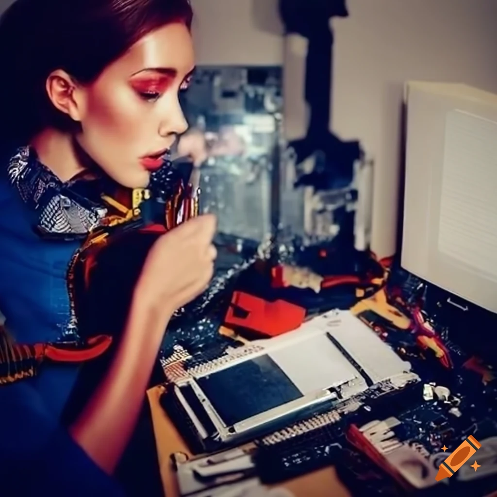 Computer repair on Craiyon