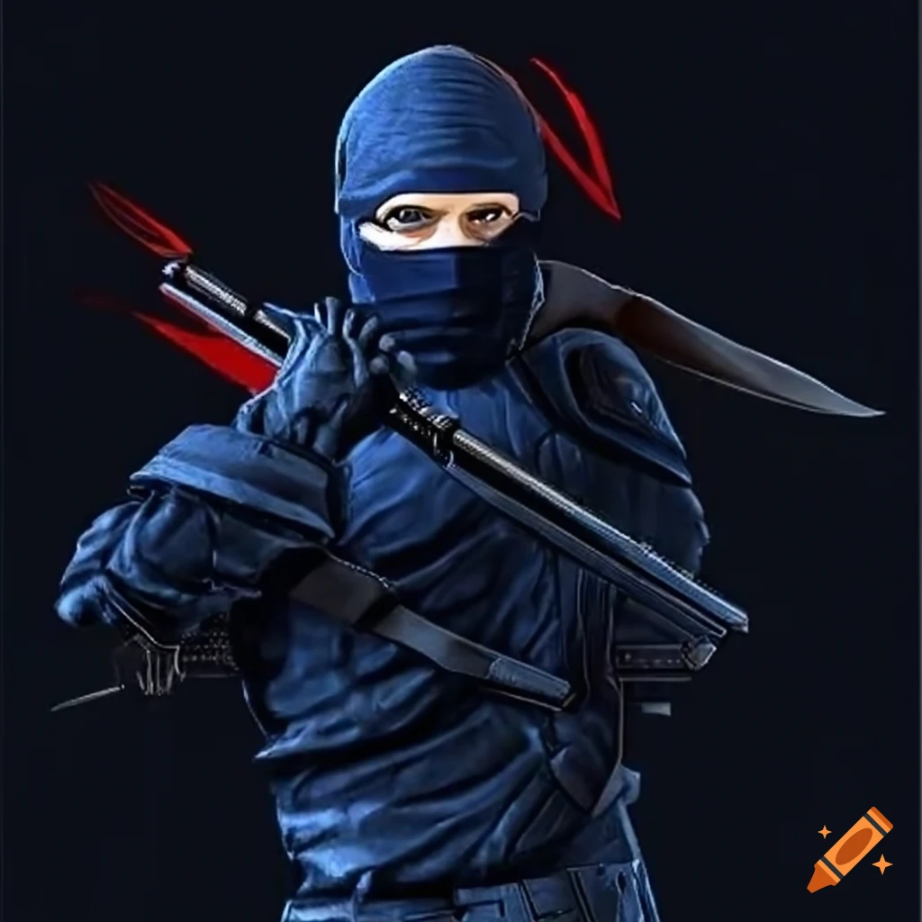 Cyber ninja on Craiyon