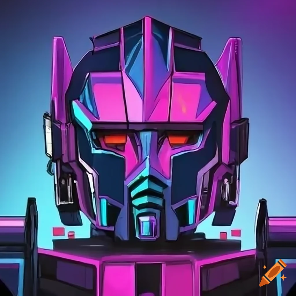 Synthwave transformers on Craiyon