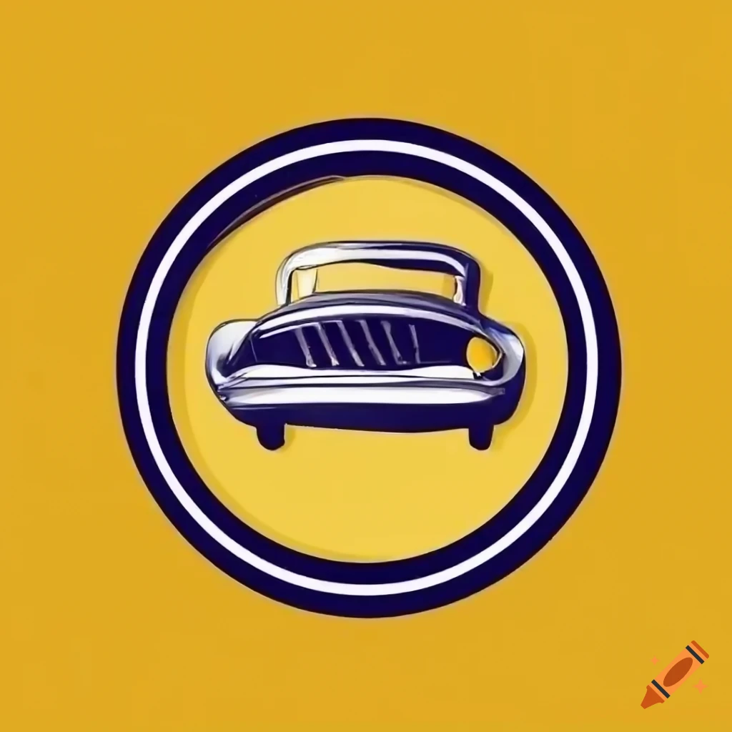Logotipo de uma oficina de carros antigos com as sigla s