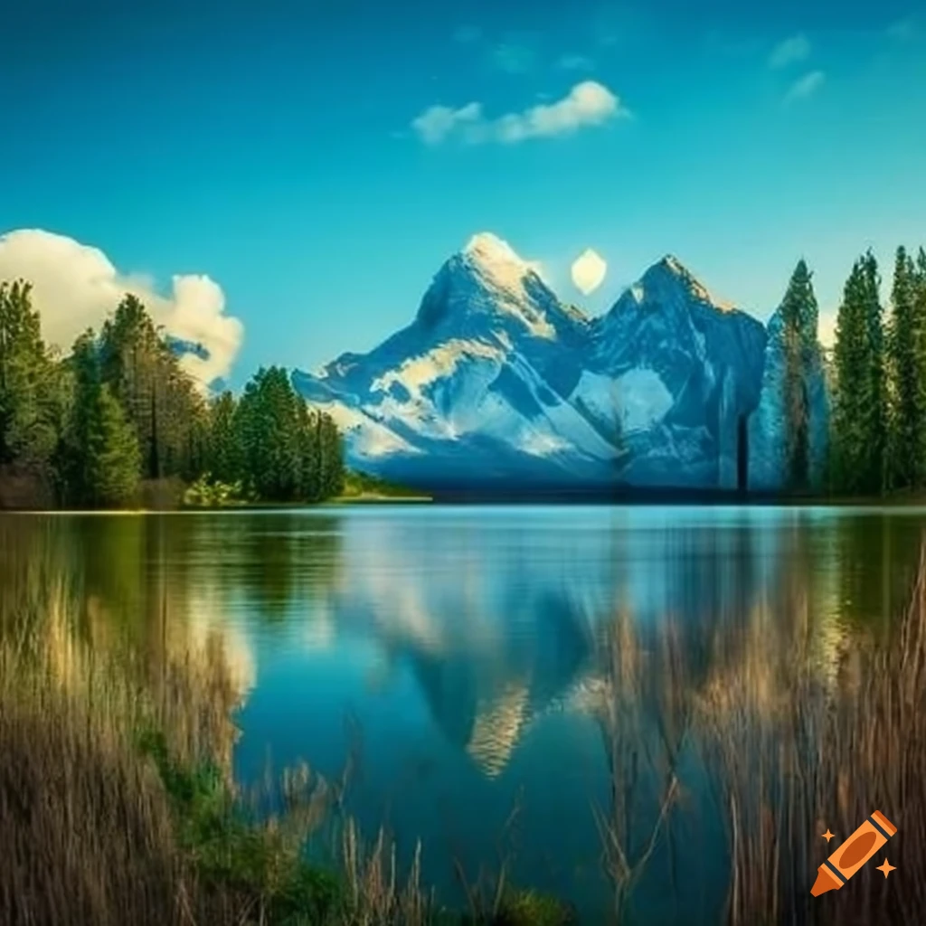 A beautiful landscape that instills tranquility, calm and beauty to the ...
