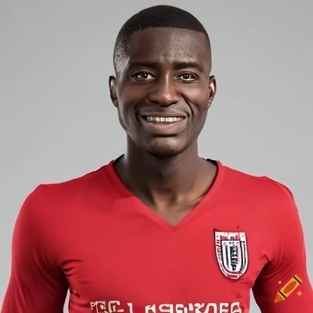 Footballer, portrait, black man --ar 2:3 --v 4 on Craiyon
