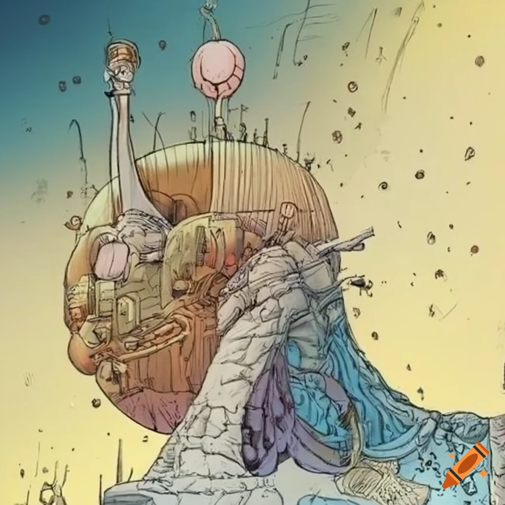 Moebius machine art