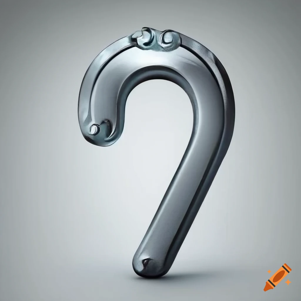 A metallic number 2 shaped like a sword, symbolic and stylish on Craiyon