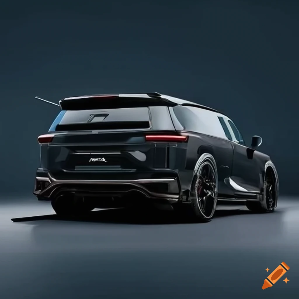 A german sport minivan Sierra Motors "Satellite" year 2023 full body ...