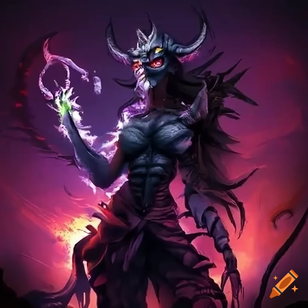 Microsoft office demon on Craiyon