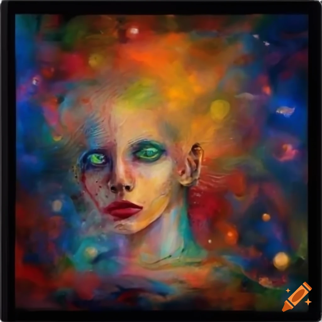 Artificial intelligence as an oracle art painting