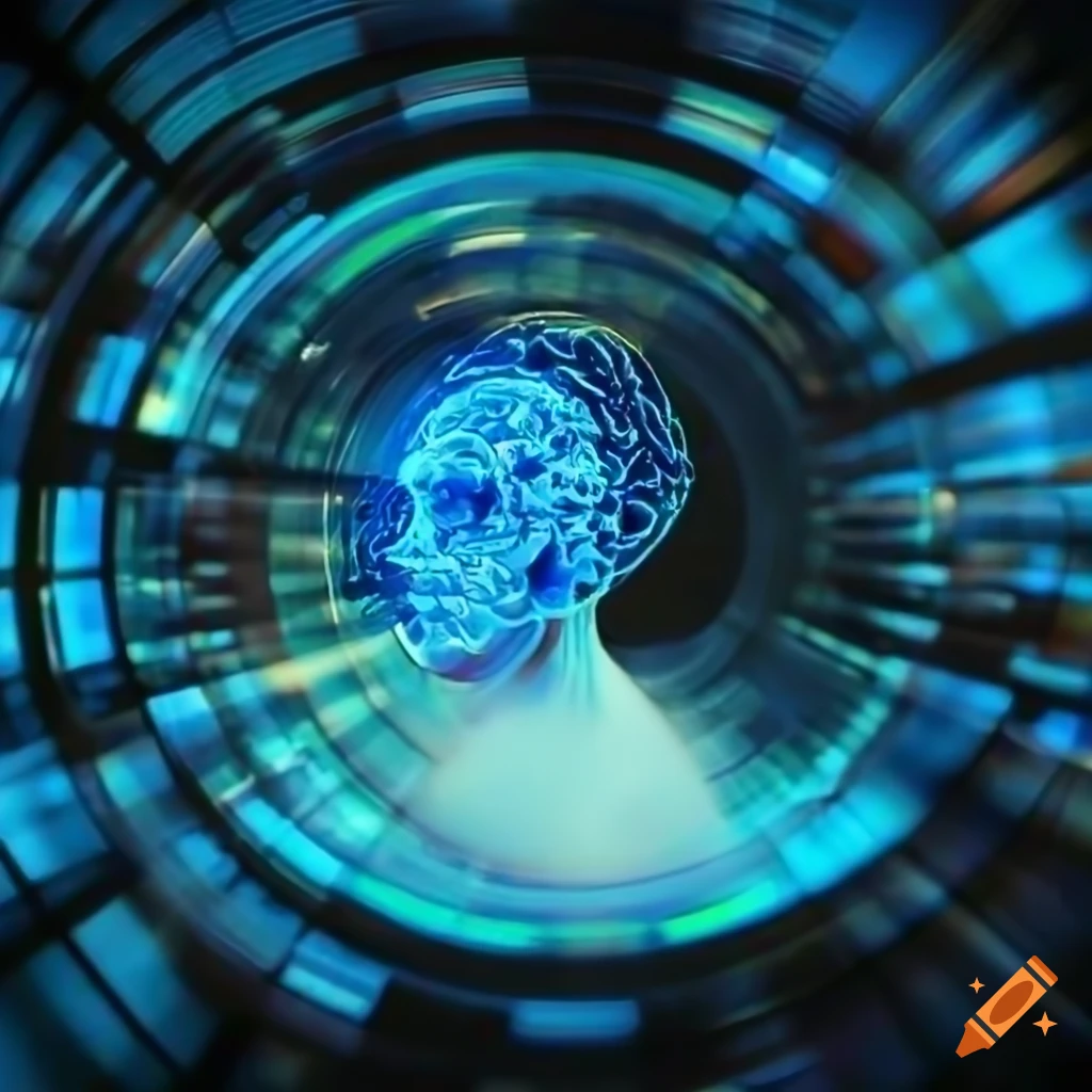 (Image: A person's head with a translucent brain revealing a vibrant ...