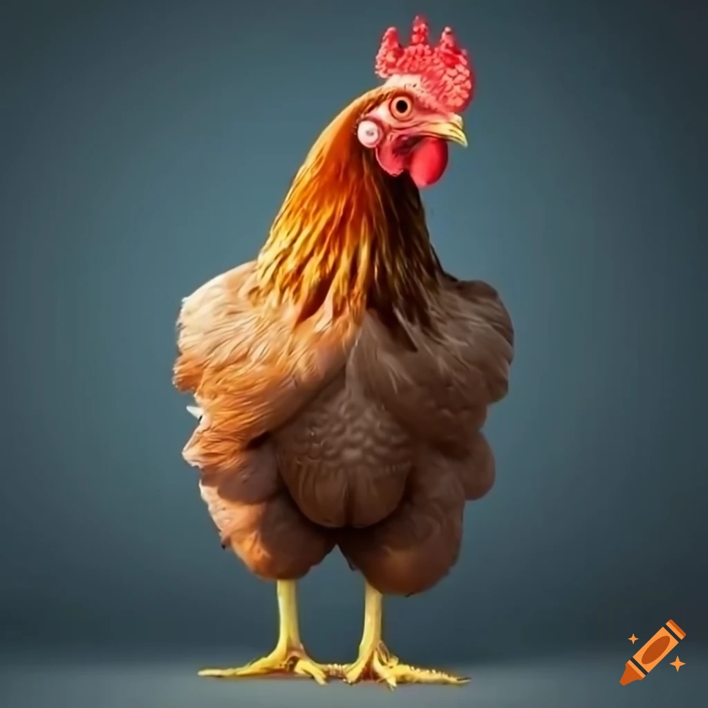 A chicken comercial, 4k, ultra realistic on Craiyon