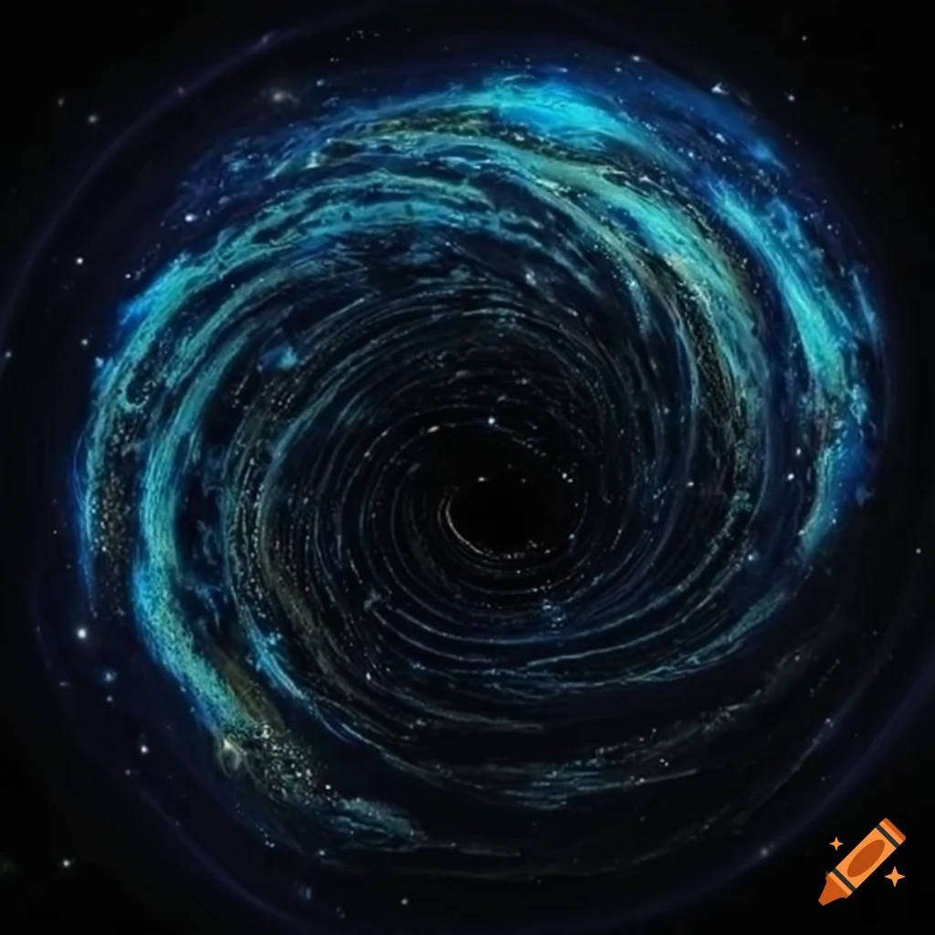 Cosmic vortex on Craiyon