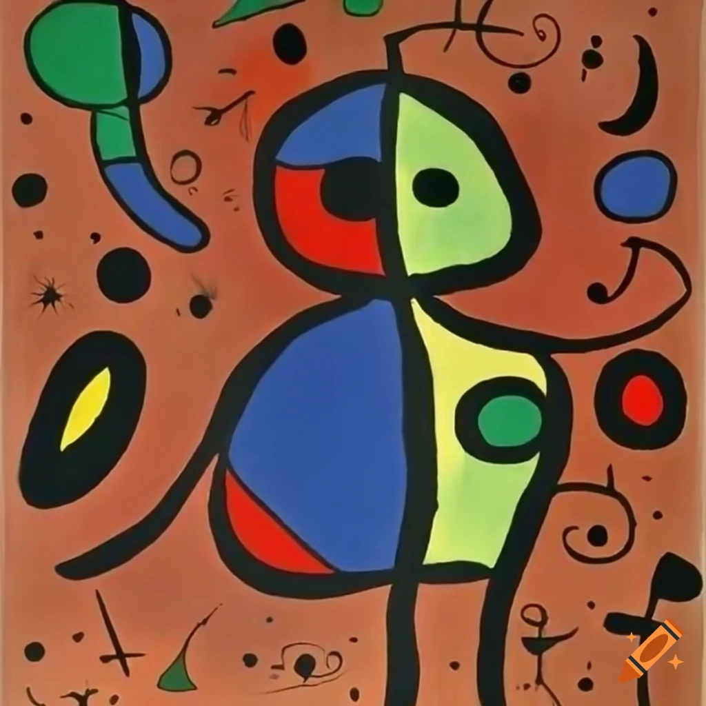 Joan Miro painting of the totality of the human experience from birth ...