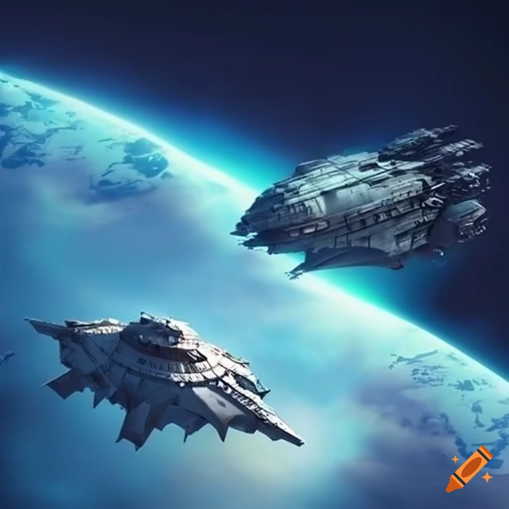 Star ship on Craiyon