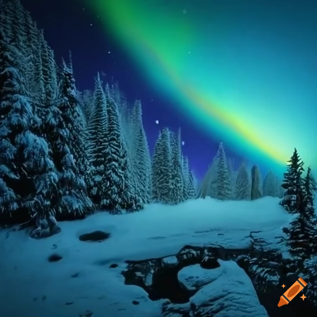 Oh what a cold world! psychedelic on Craiyon