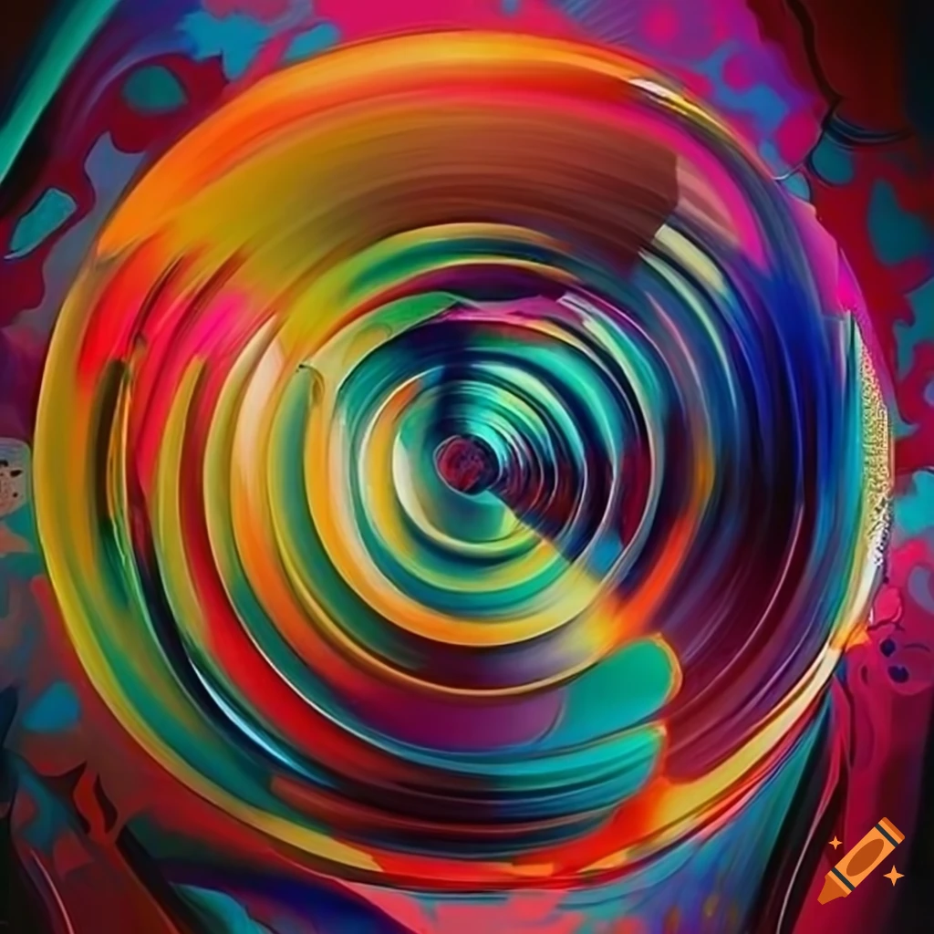 Abstract album art on Craiyon