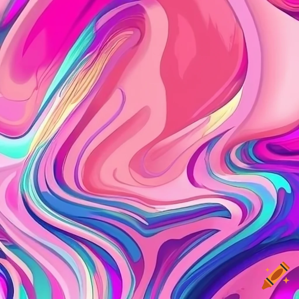 Vibrant, light pink background on Craiyon