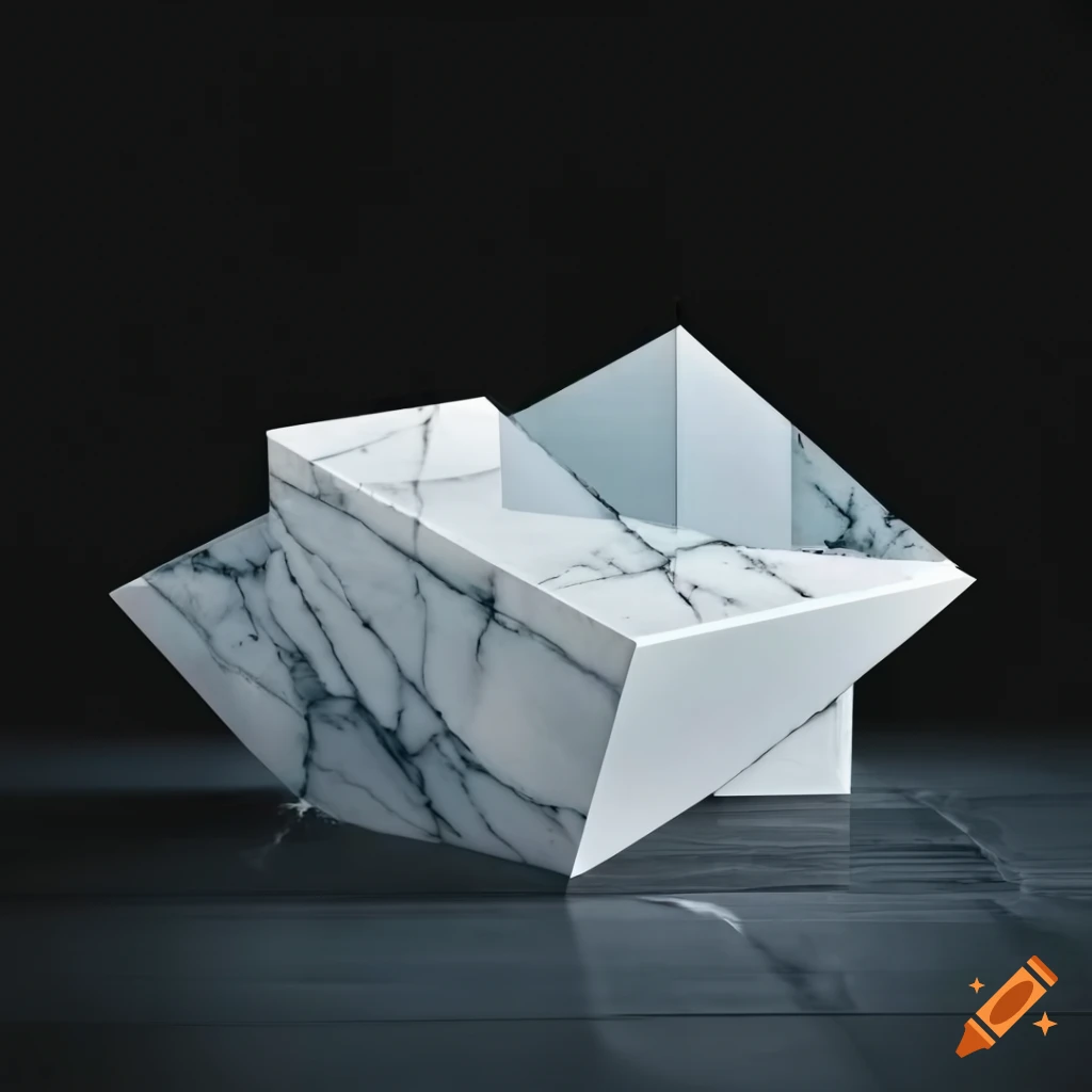 Marble modern structure