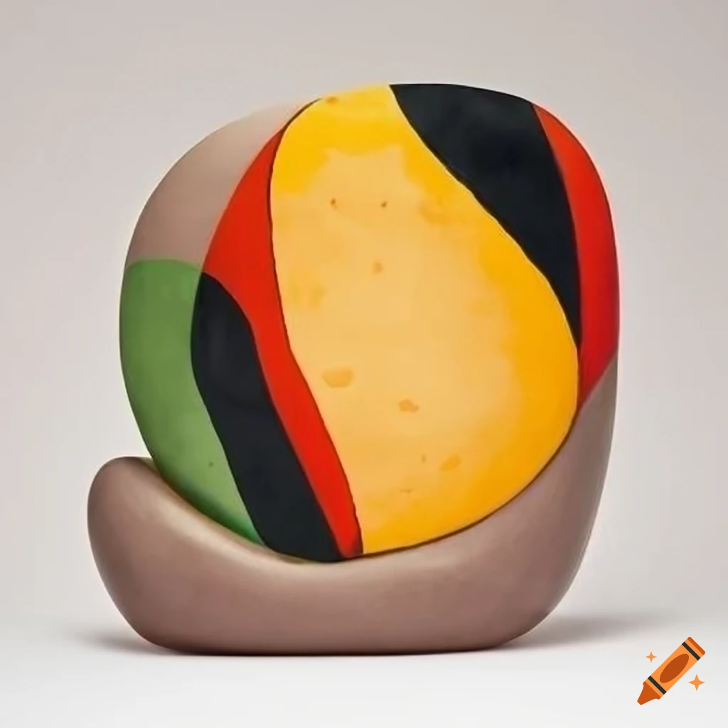 Stone solemn colors surrealism style JOAN MIRO on Craiyon