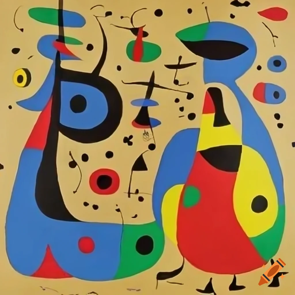 Joan Miro painting of the totality of the human experience from birth ...