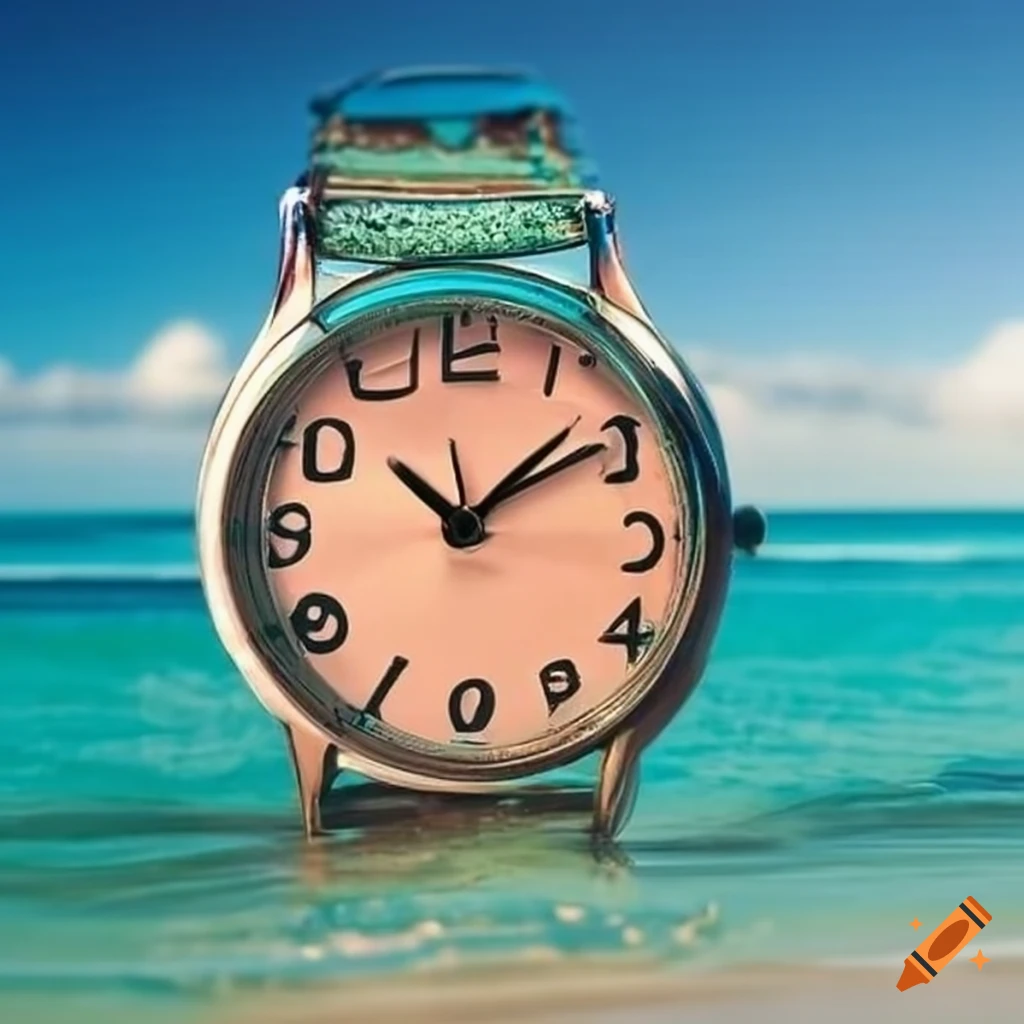 Watches on beach on Craiyon