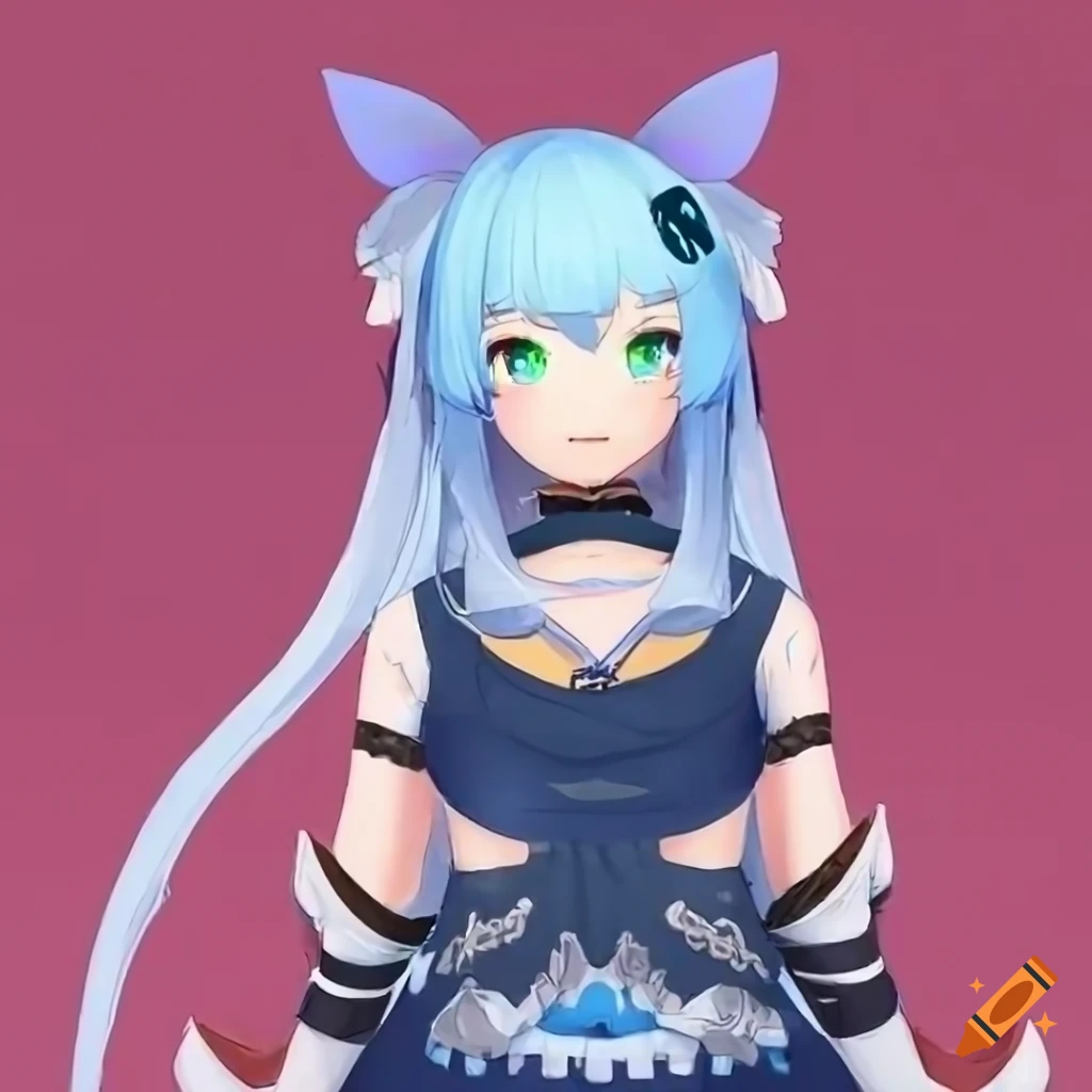 Whale vtuber full body
