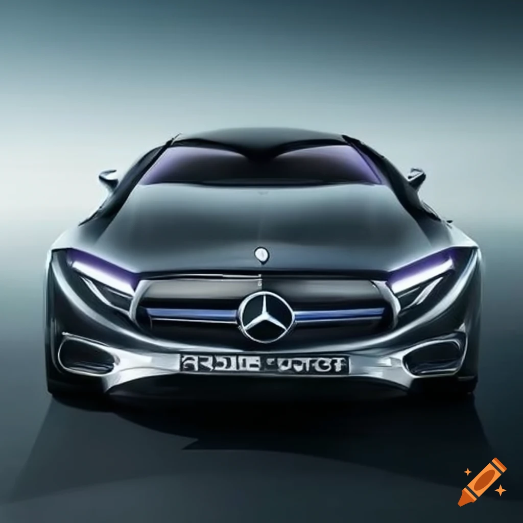Futuristic mercedes benz cars on Craiyon