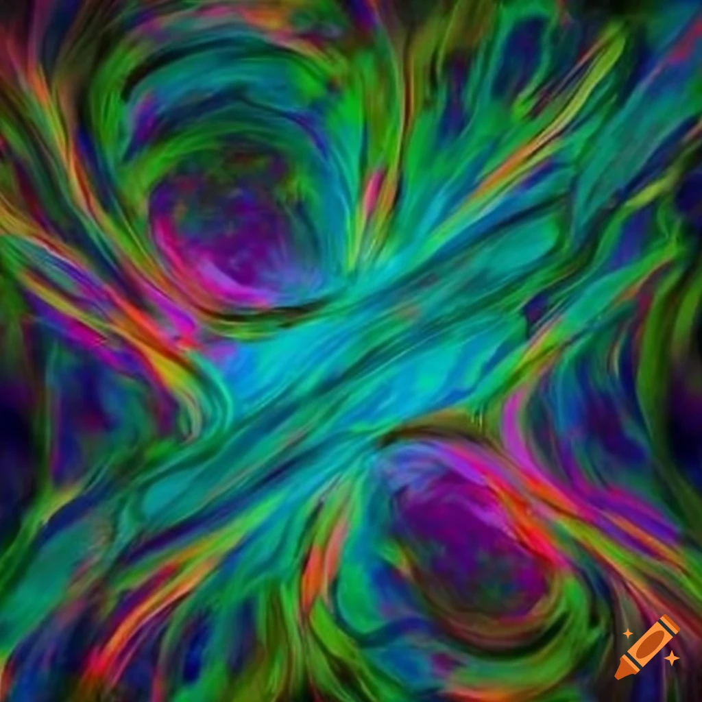 Extreme psychadelic landscape