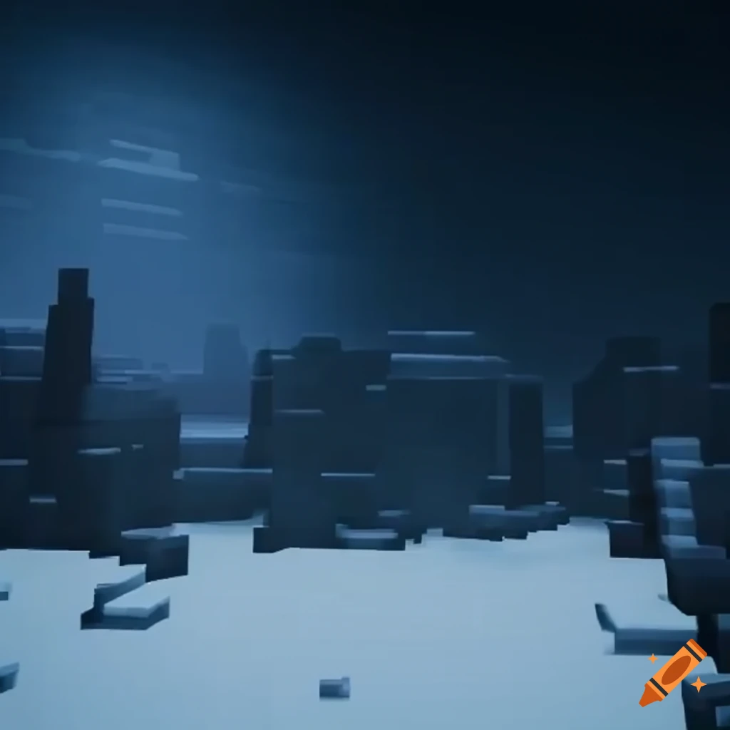 Minecraft snow storm