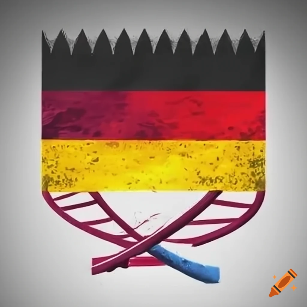 Germany flag, and Qatar flag and epigenetics research and DNA on Craiyon