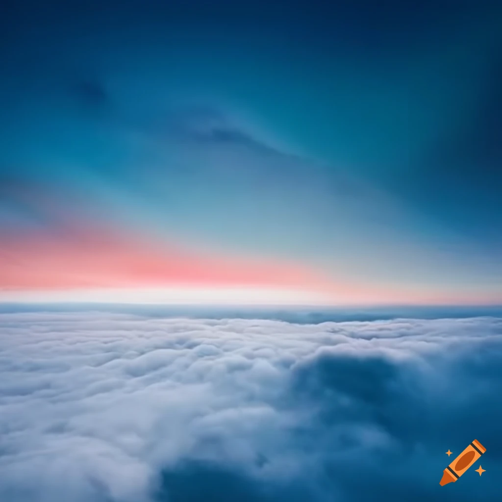 Endless clouds in the sky