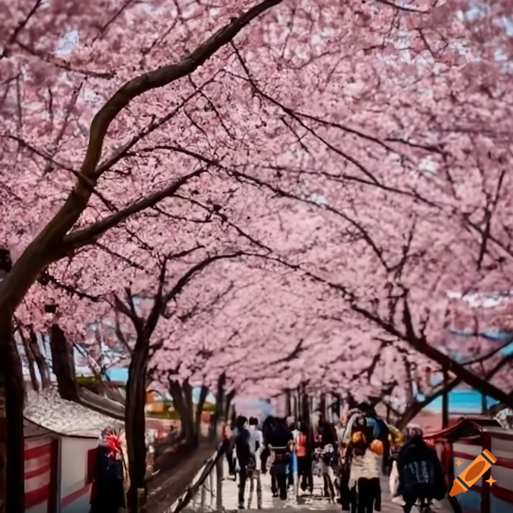 Cherry blossoms in japan on Craiyon