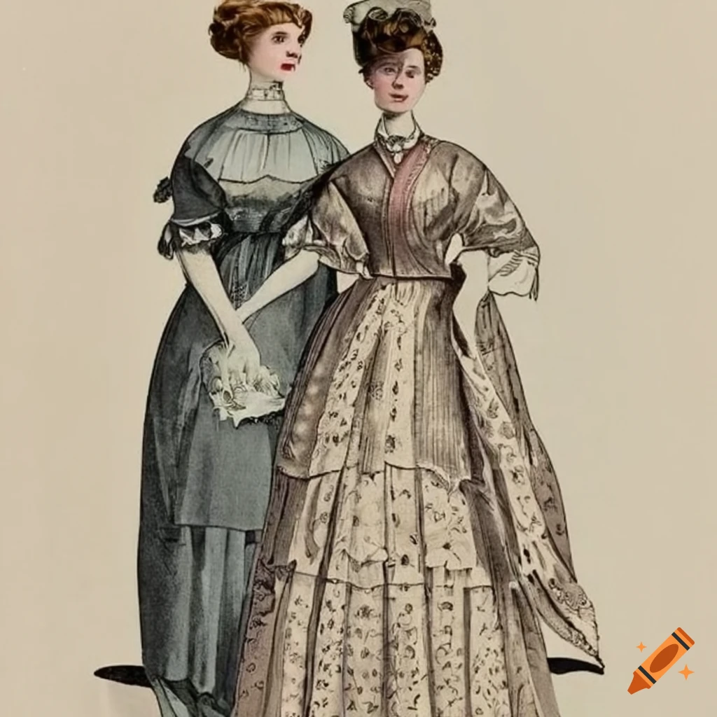 Victorian ladies fashion