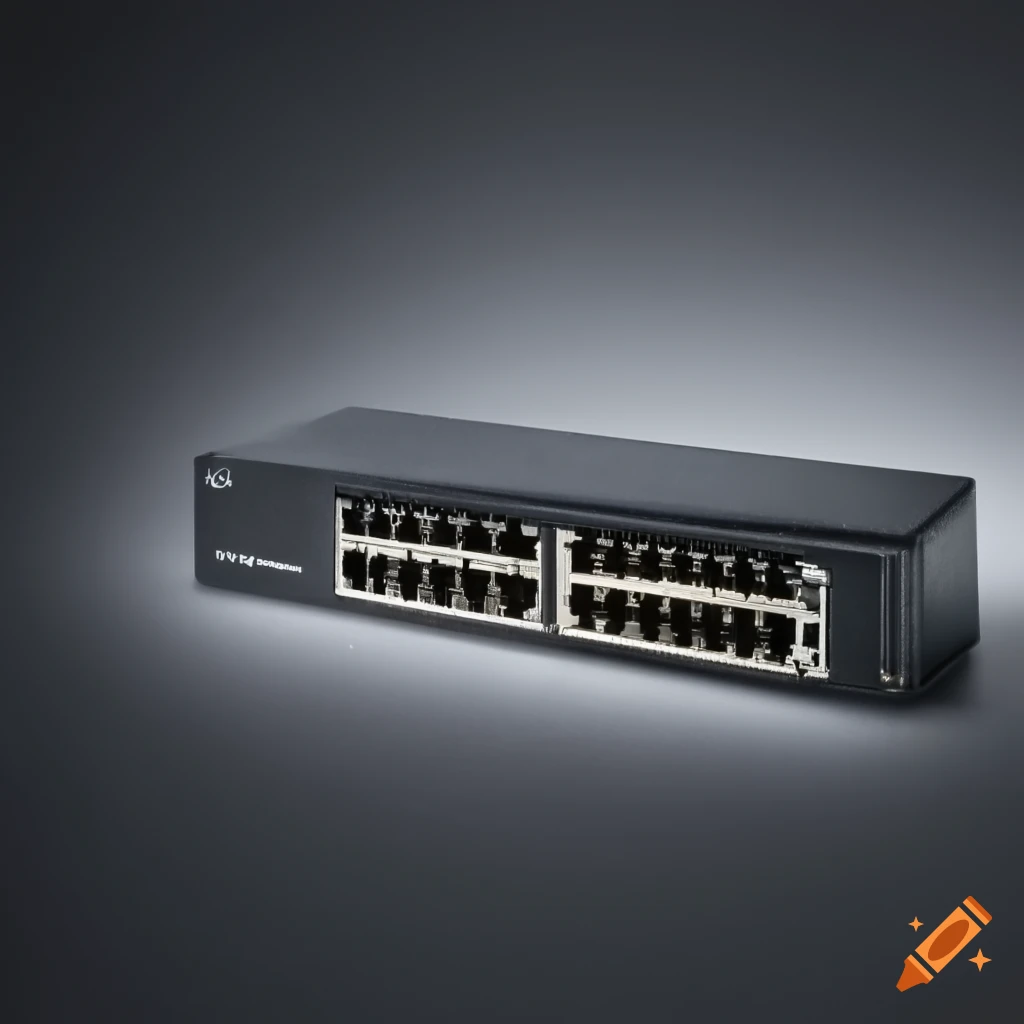 Ethernet network switch on Craiyon