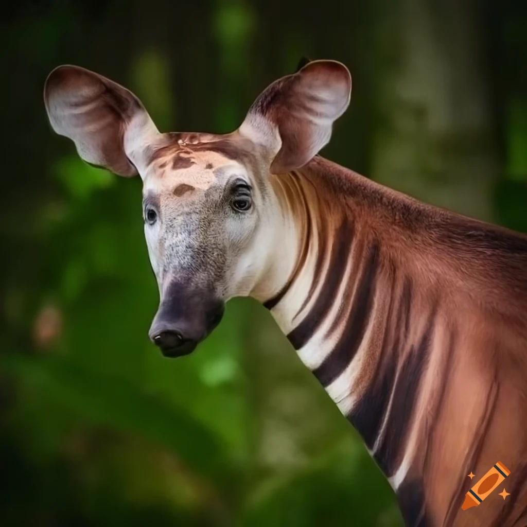 A whimsical hybrid rainforest creature inspired by both wild boars and ...