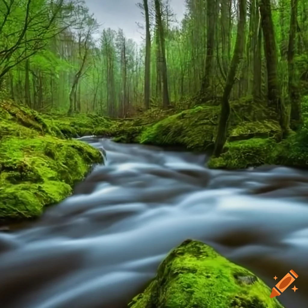 Peaceful Scenery Forest