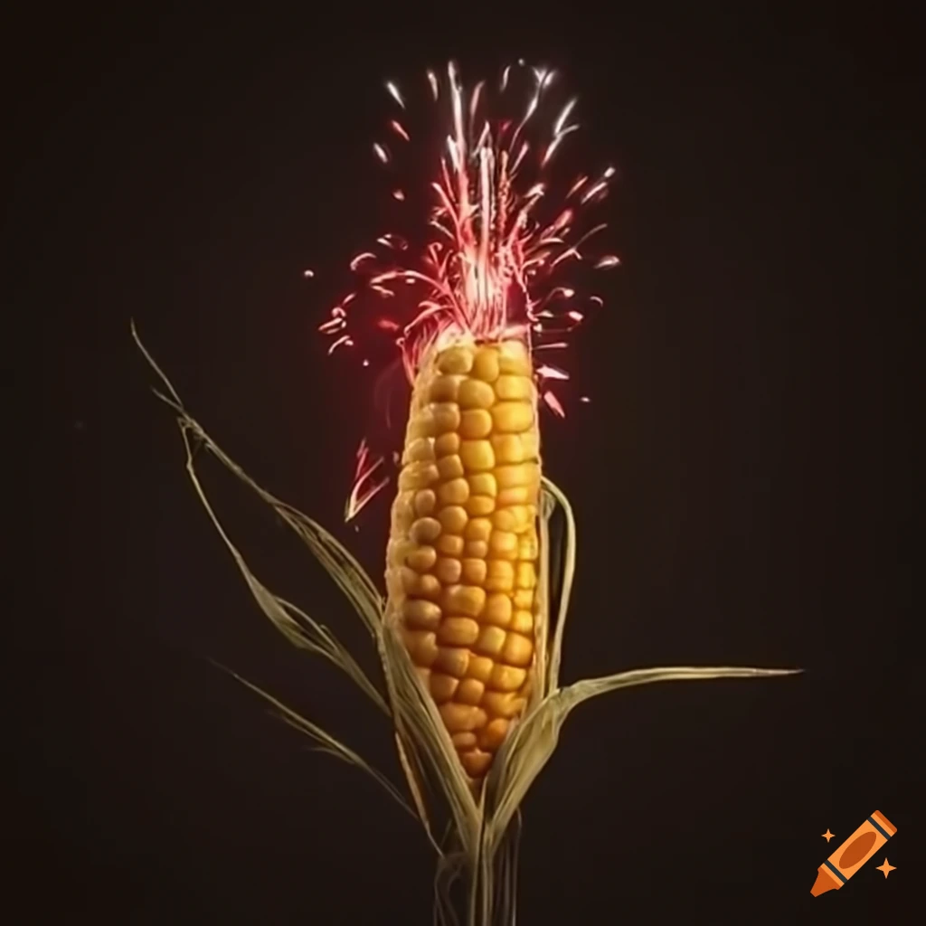 Corn Fireworks sweet corn on Craiyon
