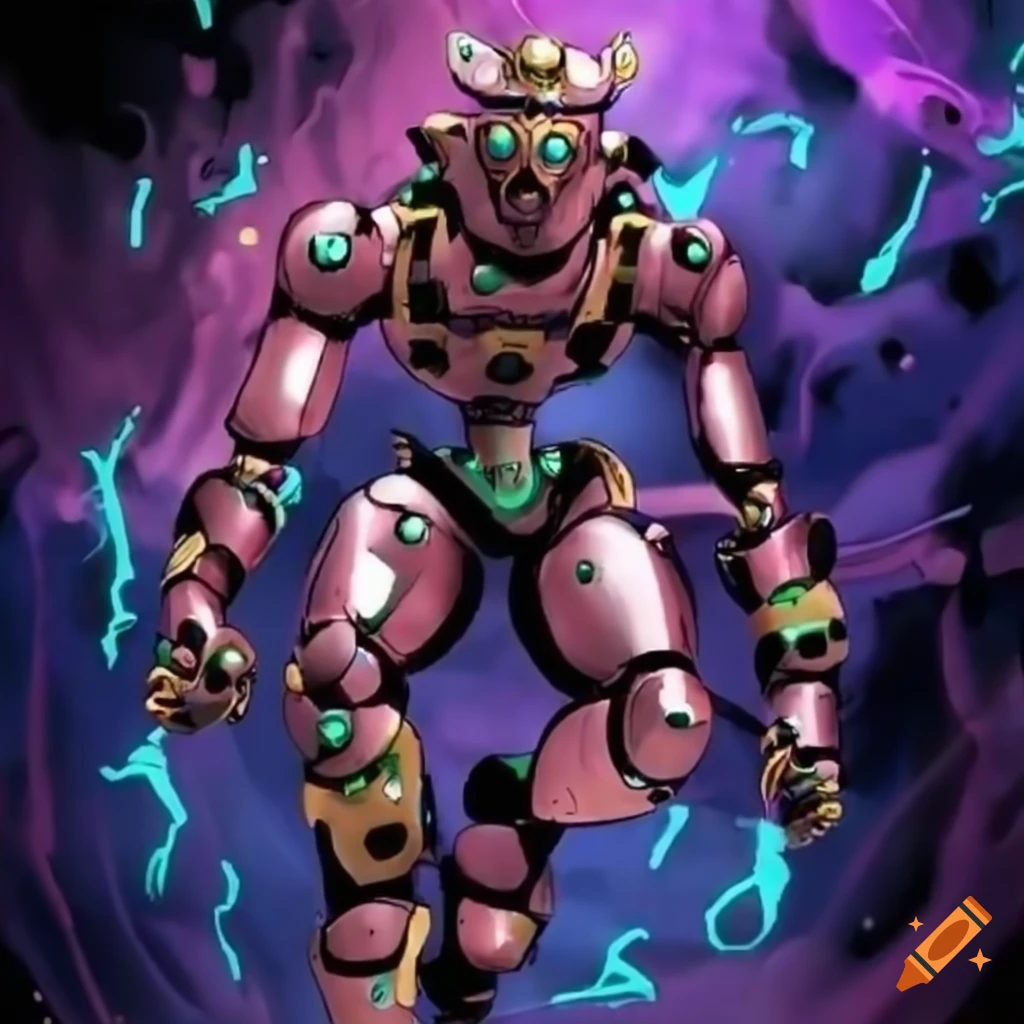 A jojo stand based on robots and ai on Craiyon