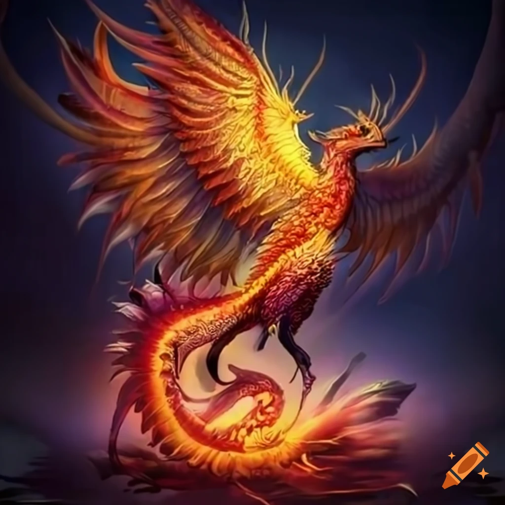 Mythical Phoenix Wallpaper