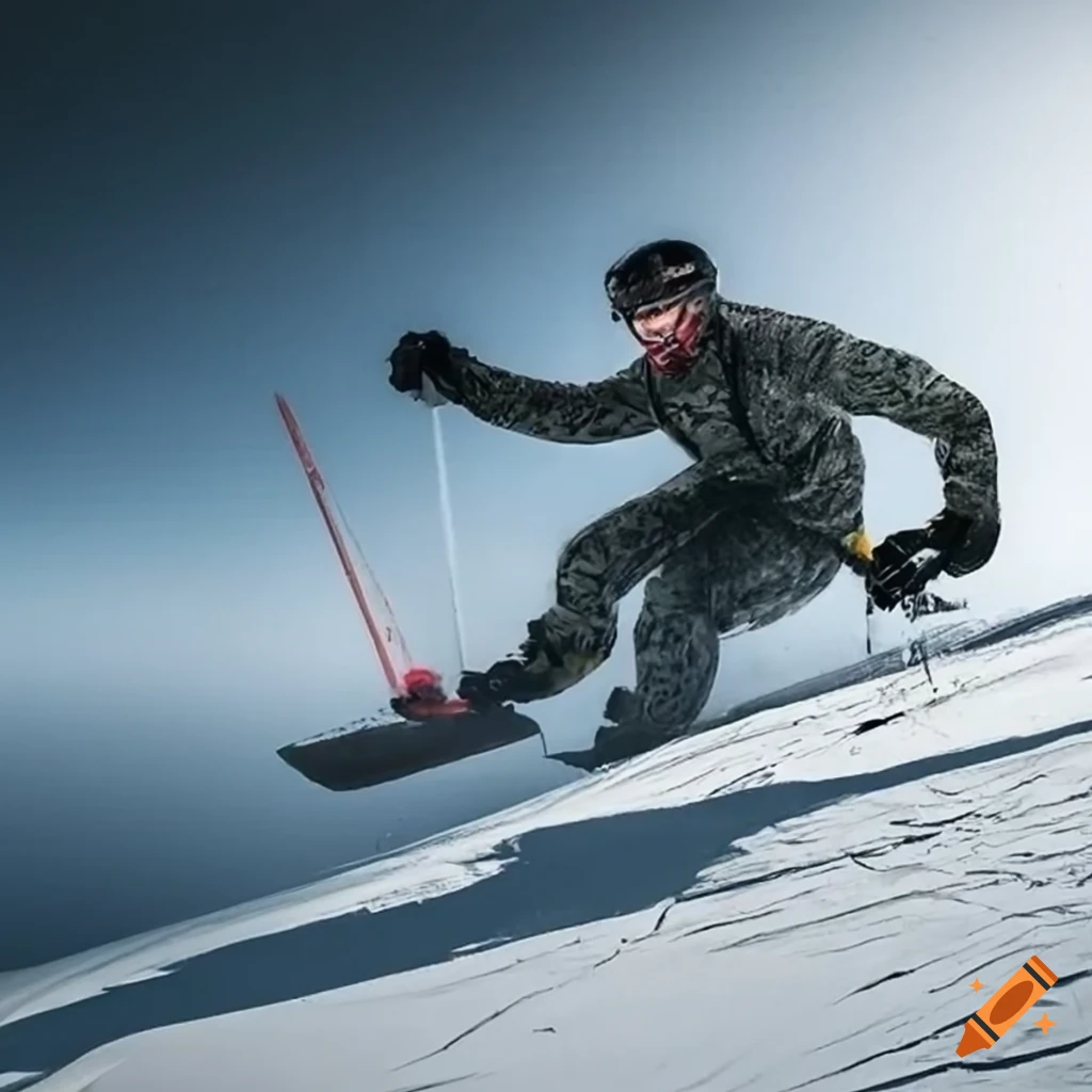 Sking competition poster