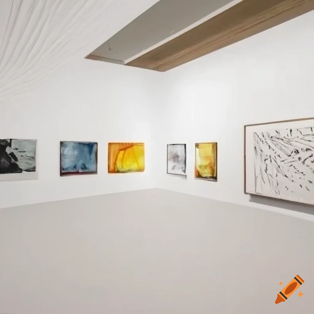 Inside art meauseum perspective white on Craiyon