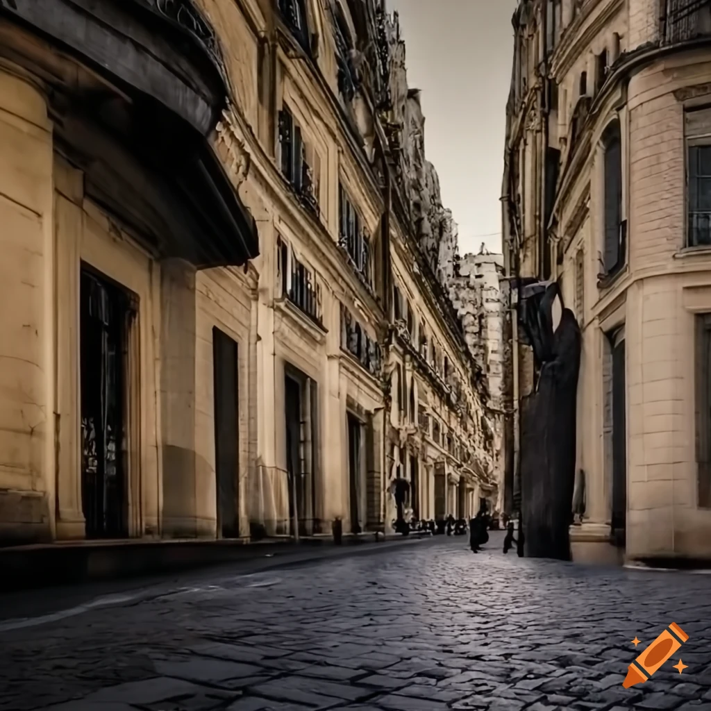 A cat walk in paris, realistic, 8k, photo on Craiyon