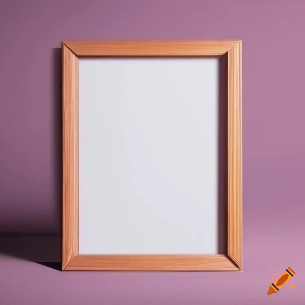 A high-resolution, empty medium size frame mockup for an ecommerce site ...