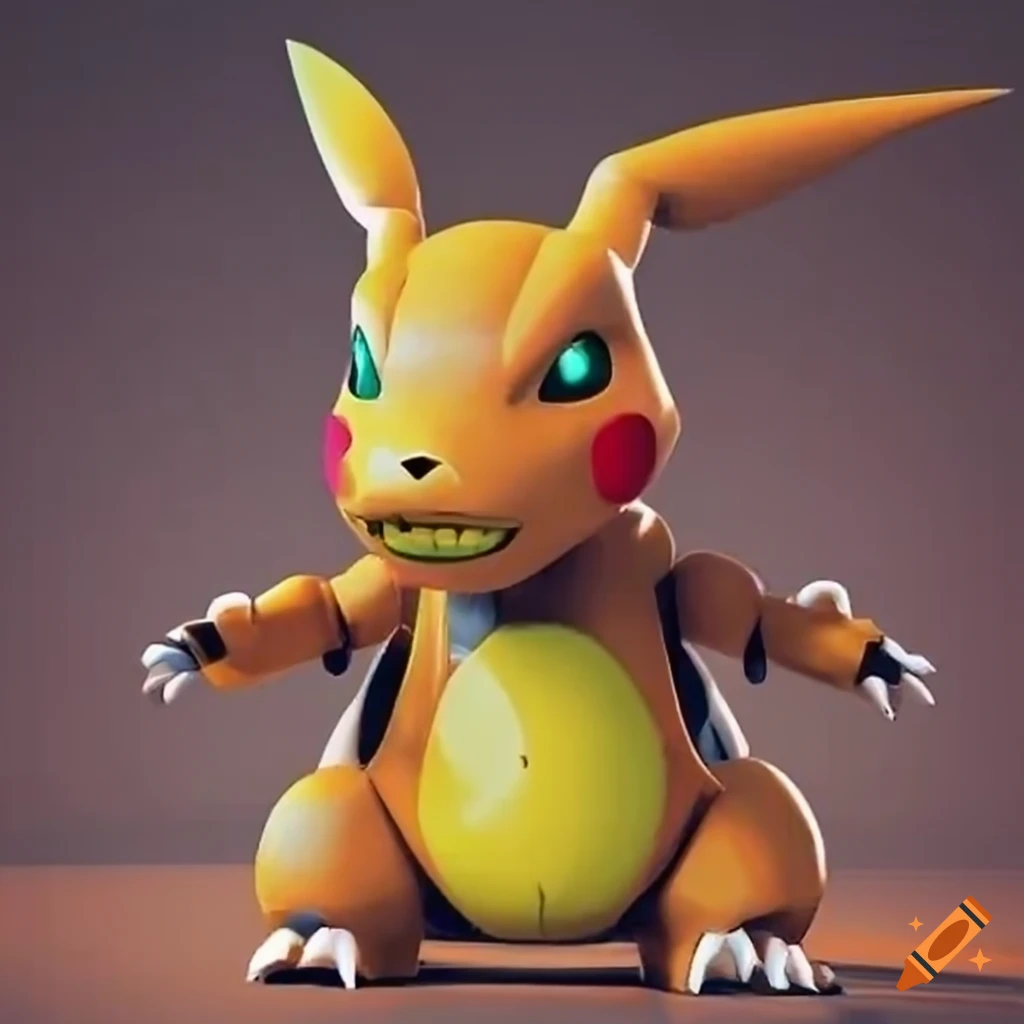 Pikachu charizard robot