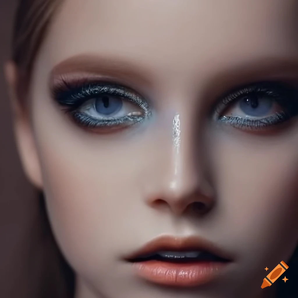 Girl with light makeup