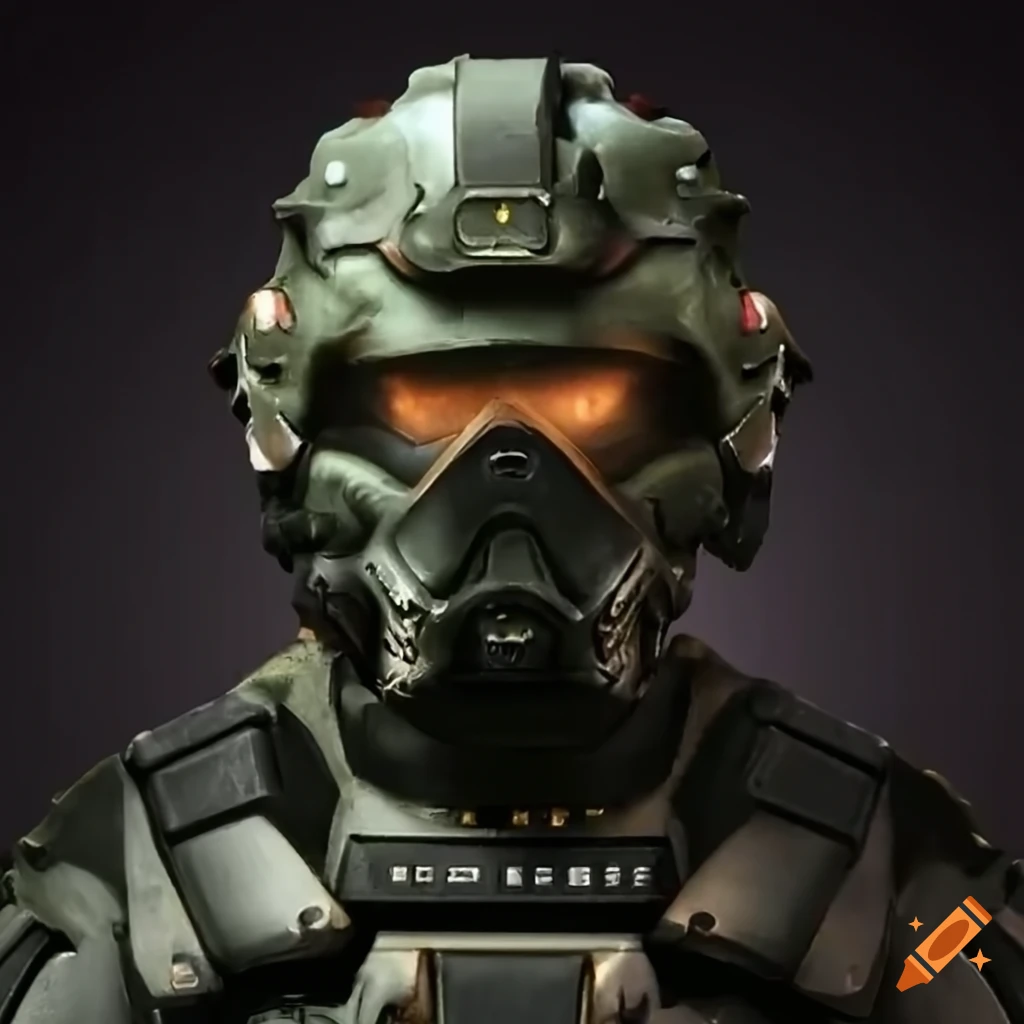 Doom marine on Craiyon