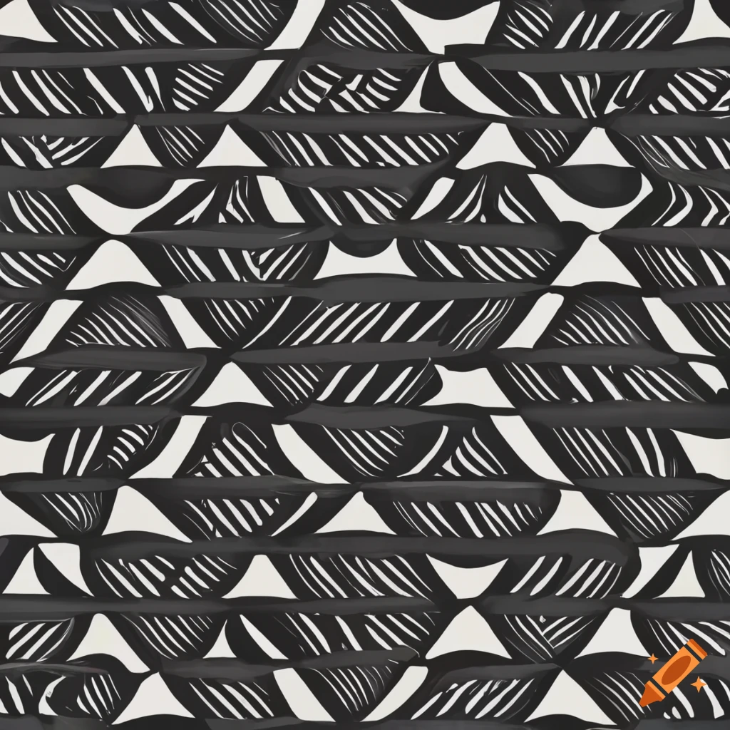 Minimalistic lines modern art pattern on Craiyon