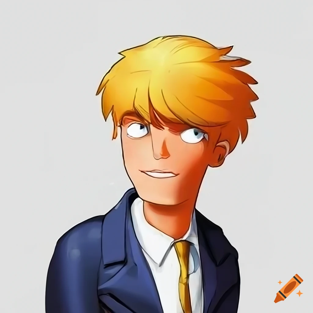 Profile pic 2d cartoon man on Craiyon