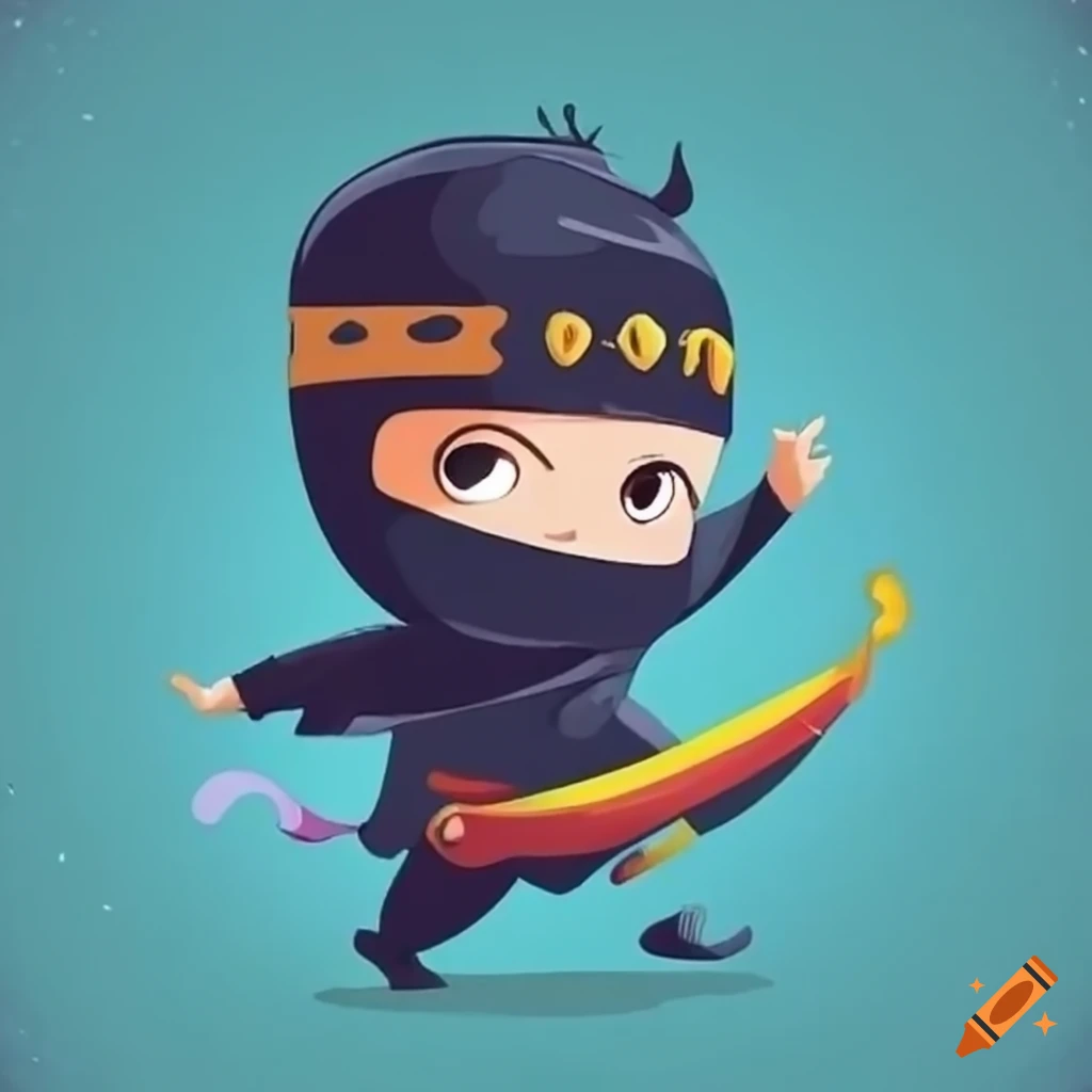 Invitation for ninja kids party