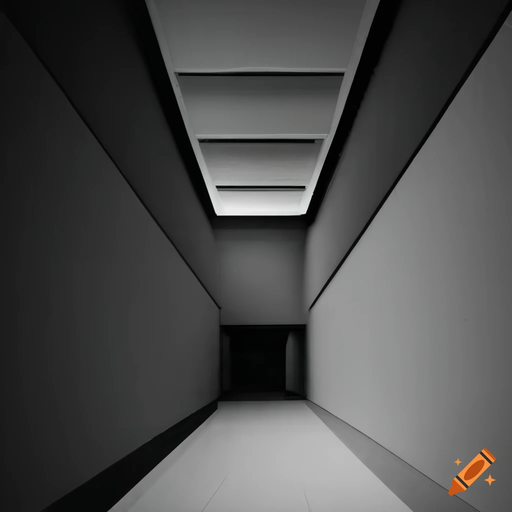 Inside art museum perspective