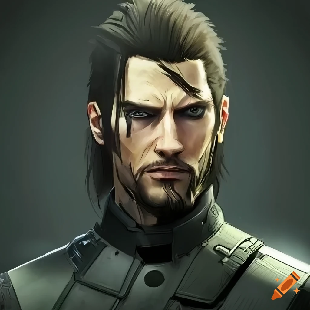Adam jensen from deus ex on Craiyon