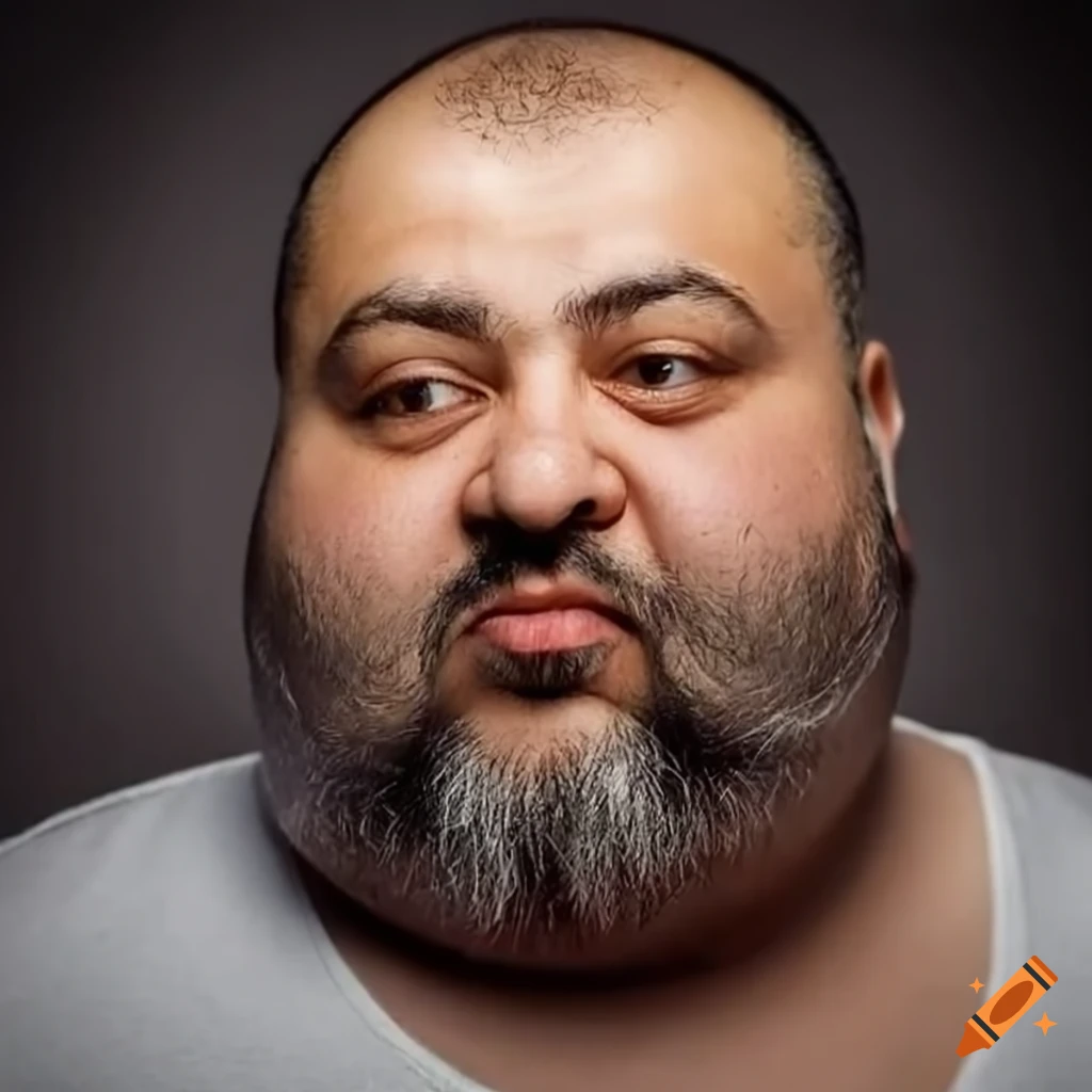 Fat Turkish male with a beard on Craiyon